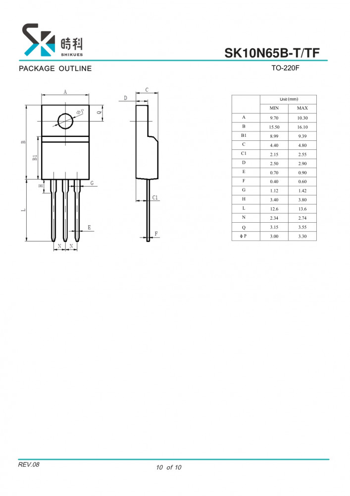 SK10N65B-TF datasheet page 10