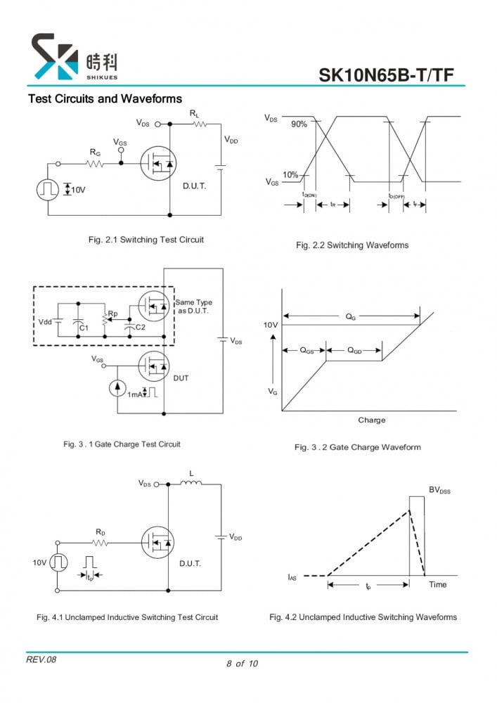 SK10N65B-TF datasheet page 8