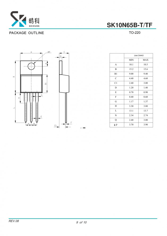 SK10N65B-TF datasheet page 9