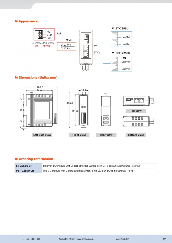 ET-2255U technical document page 4
