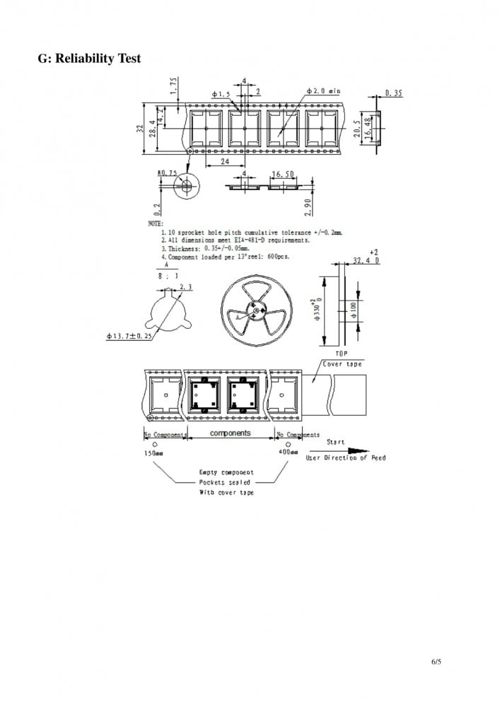 GSC1625YB-3V4000 specification page 6