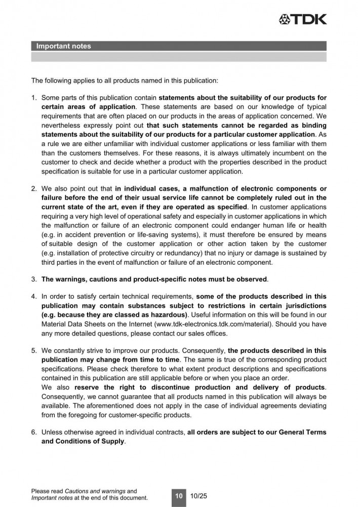 EFD 15/8/5 technical document page 10
