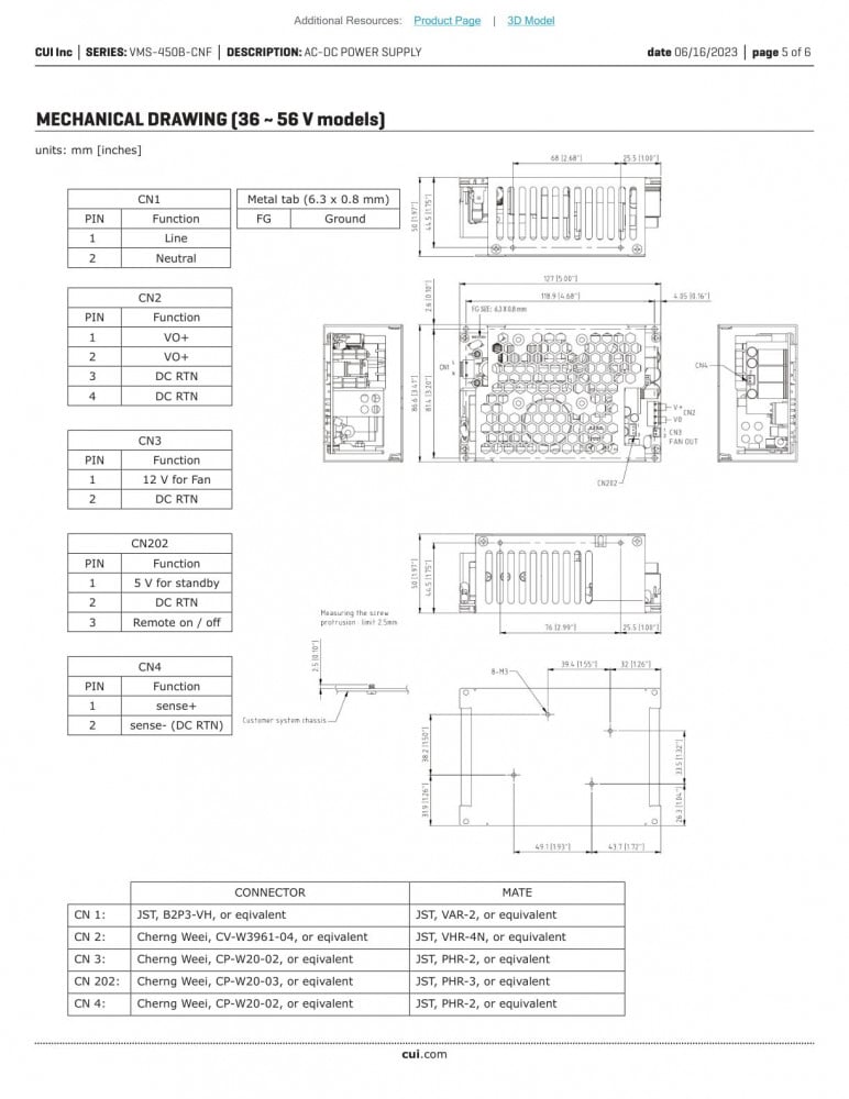 CUI VMS-450B-CNF datasheet page 5