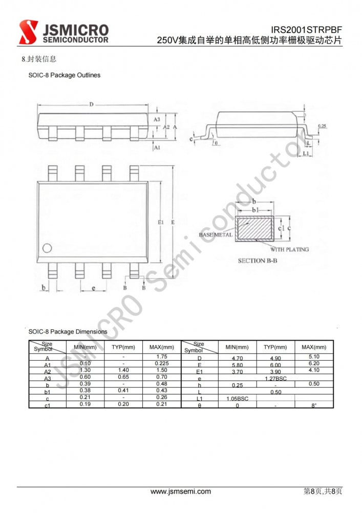 IRS2001STRPBF-JSM datasheet page 8