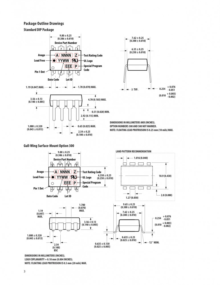 HCPL-3150 datasheet page 3