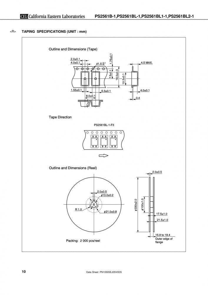 PS2561BL-1-F3-Q-A datasheet page 10