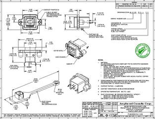Amphenol MUSB-D511-00 USB Connector Assembly for sale