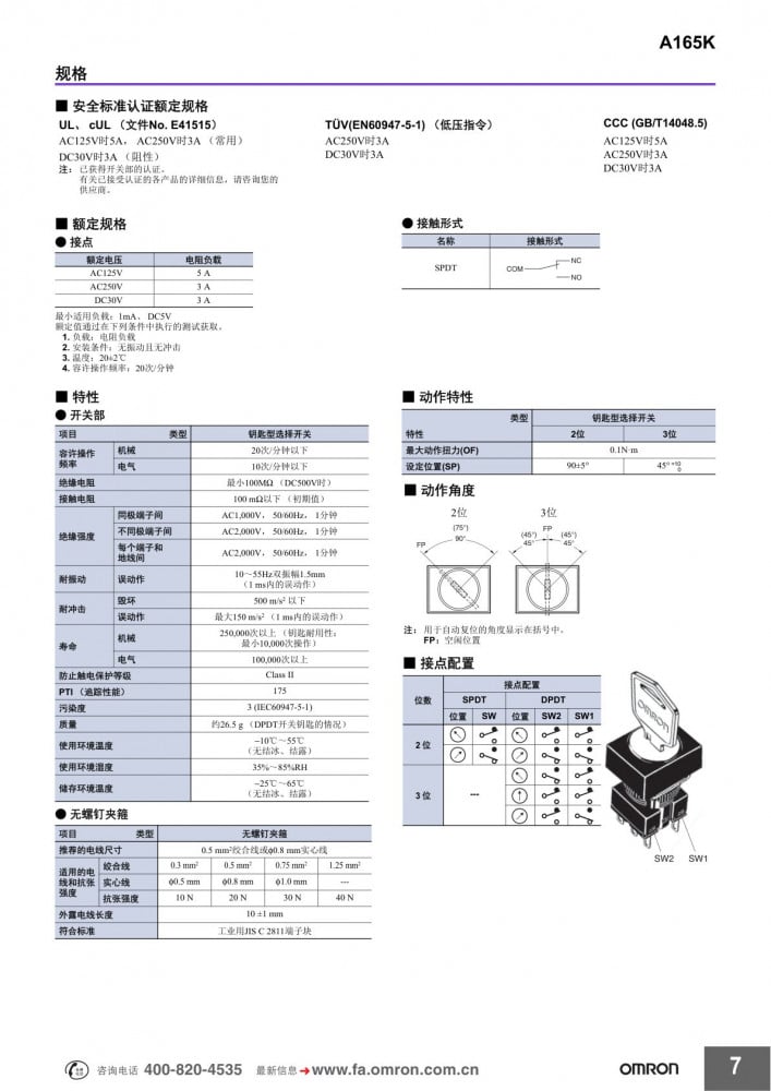 A165K datasheet page 7