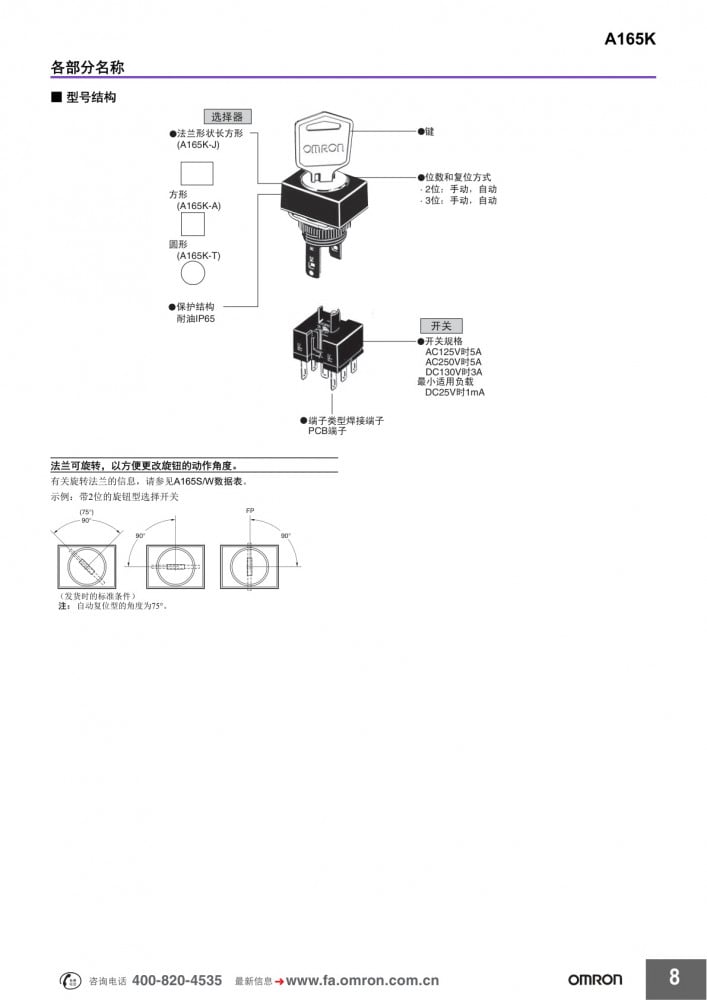 A165K datasheet page 8