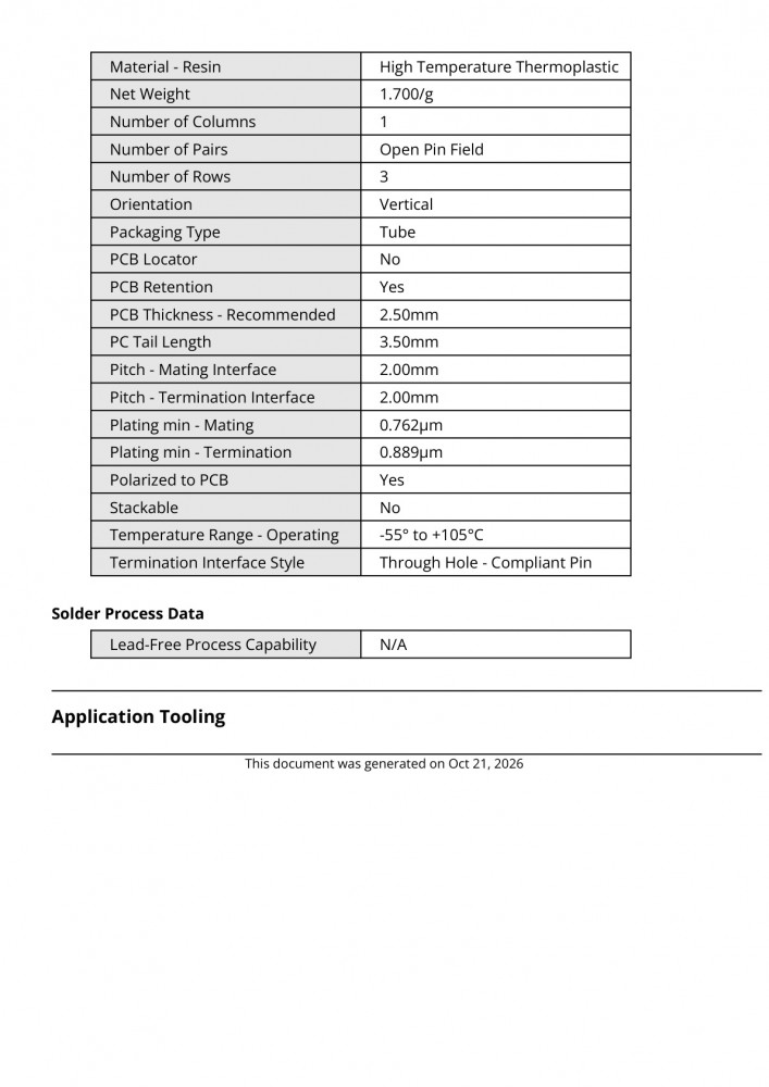 MOLEX 736560001 document page 3