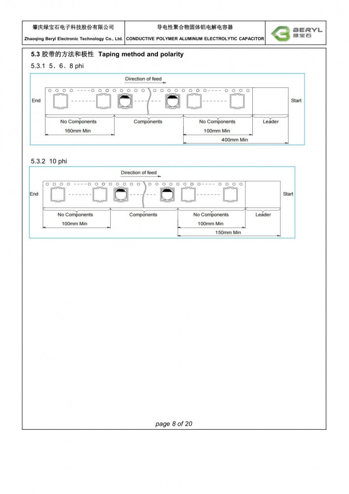 PCS025M101E060SM1R approval sheet page 8