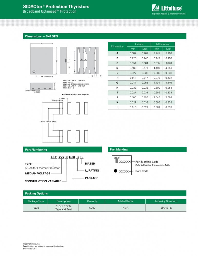 SEP0640Q38CB datasheet page 4