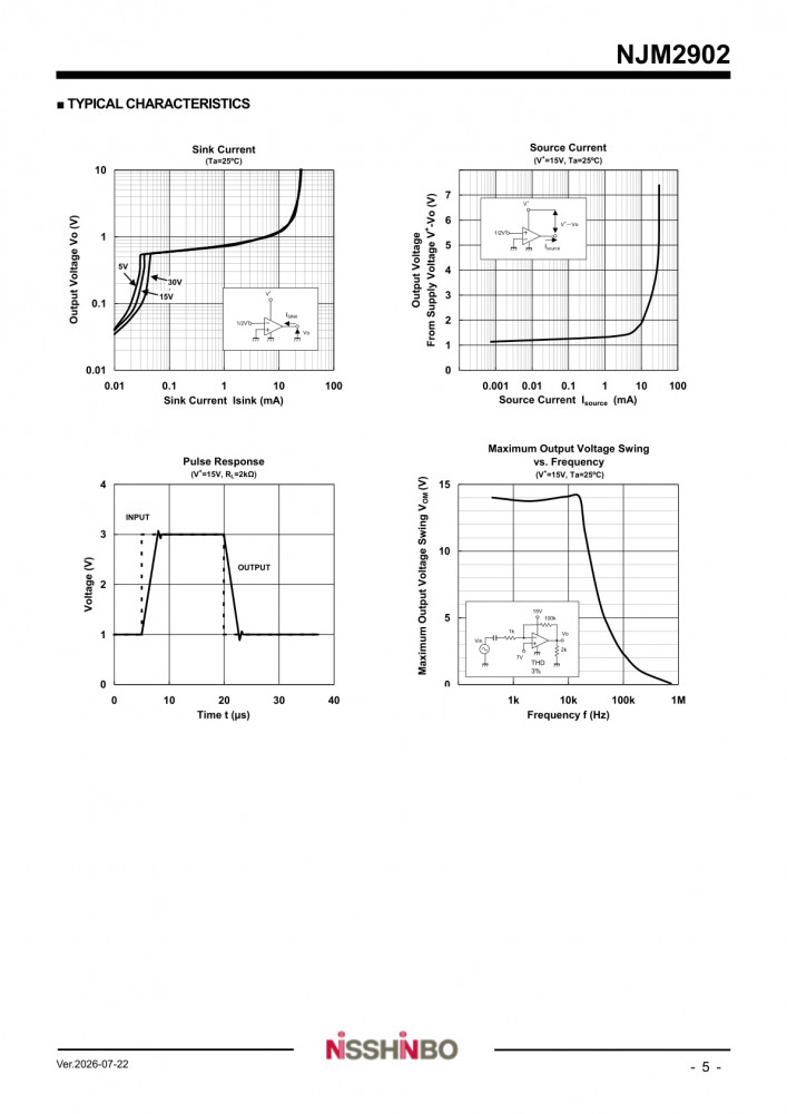 NJM2902 datasheet page 5