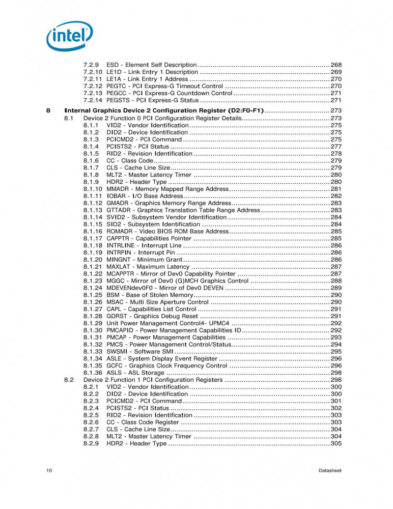 QG82945GSE datasheet preview page 10