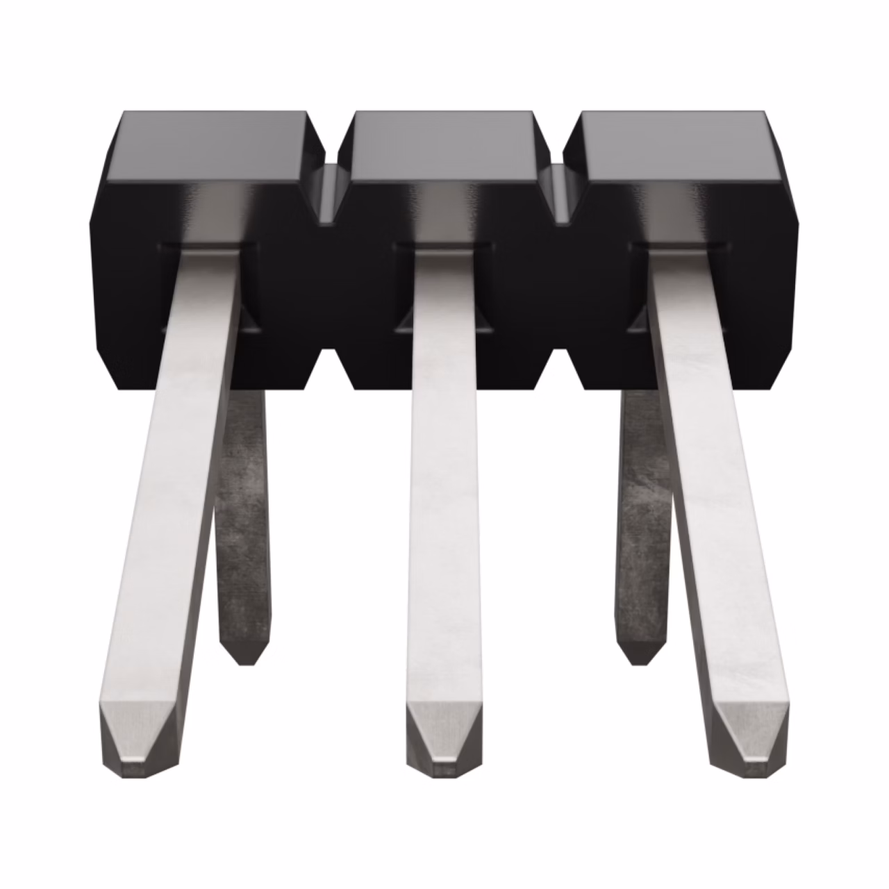 2.00mm Pitch Header, Breakaway, Right-Angle, Through Hole, Vertical, 3 Circuits, Tin (Sn) Overall Plating, Tray, Lead-Free for sale