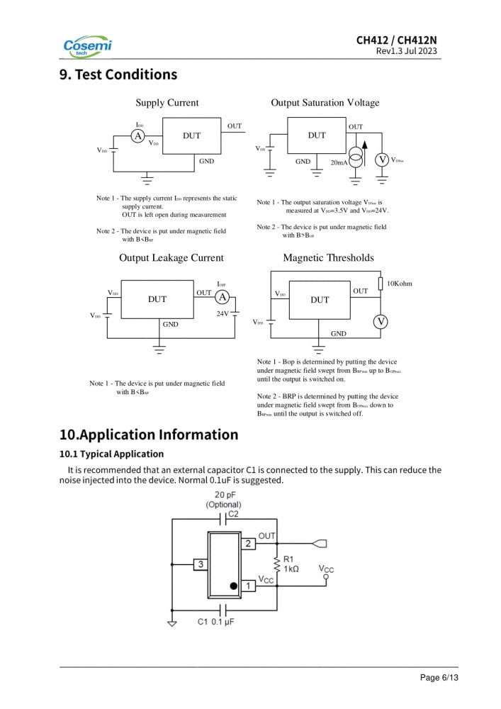 CH412 datasheet page 6
