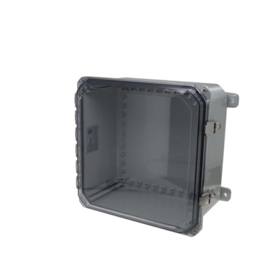 Heavy-Duty NEMA 6P IP68 Plastic Enclosure, Clear Hinged Cover DPH-28728-C for sale