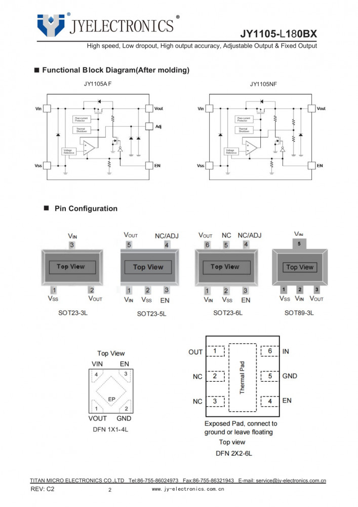 JY1105 datasheet page 2