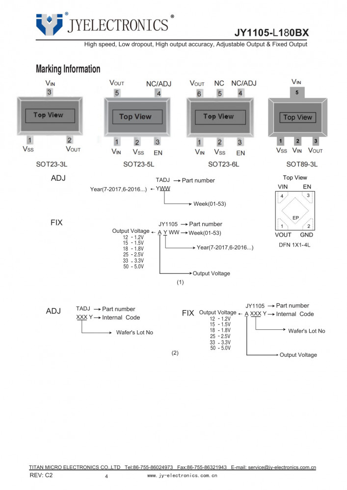 JY1105 datasheet page 4