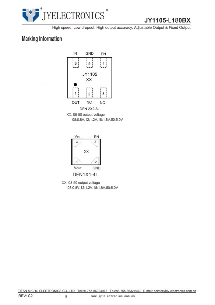 JY1105 datasheet page 5