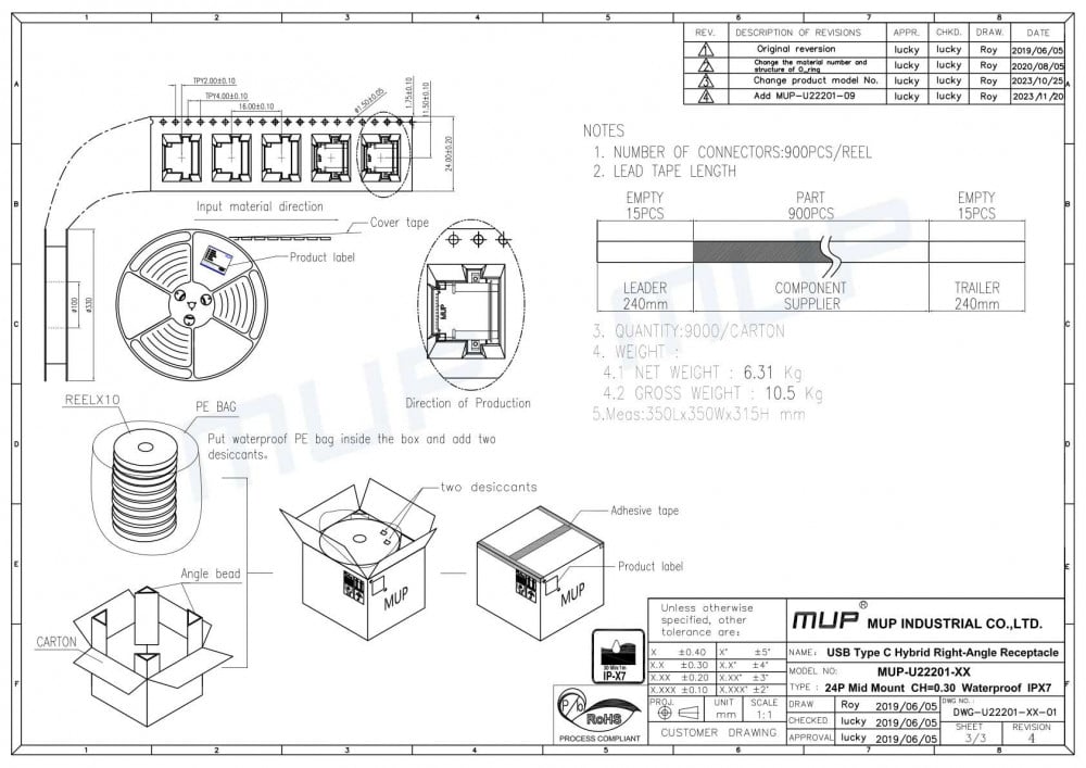 MUP U22201 drawing page 3