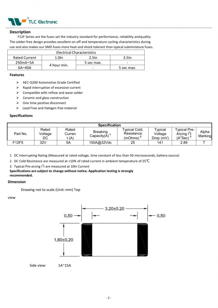F12F5 datasheet page 2