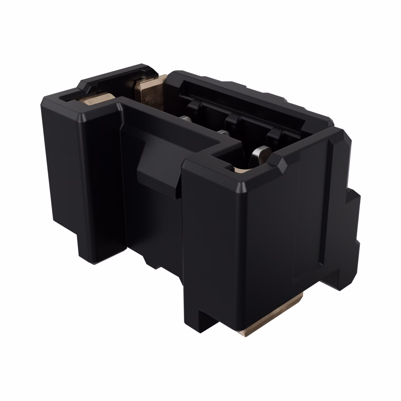 1.50mm Pitch, Micro-Lock Plus PCB Header, Single Row, Right Angle, Surface Mount, Tin-Bismuth Plating, Positive Lock, 3 Circuits, Black for sale