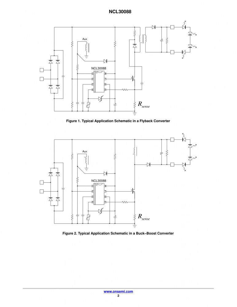 NCL30088 datasheet page 2