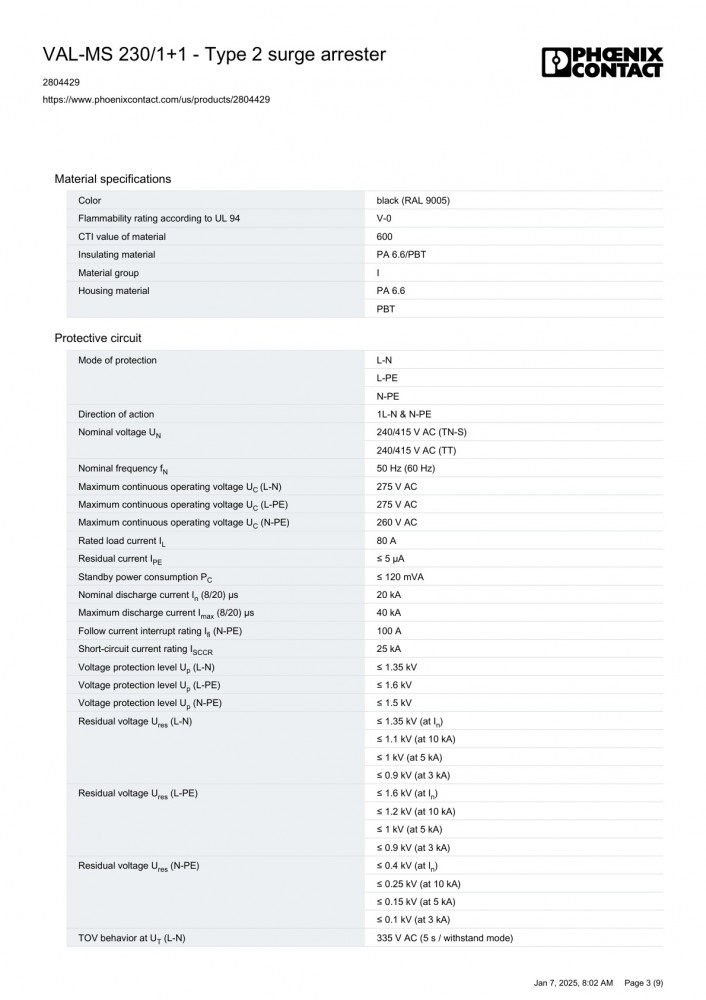 Phoenix Contact 2804429 product datasheet page 3
