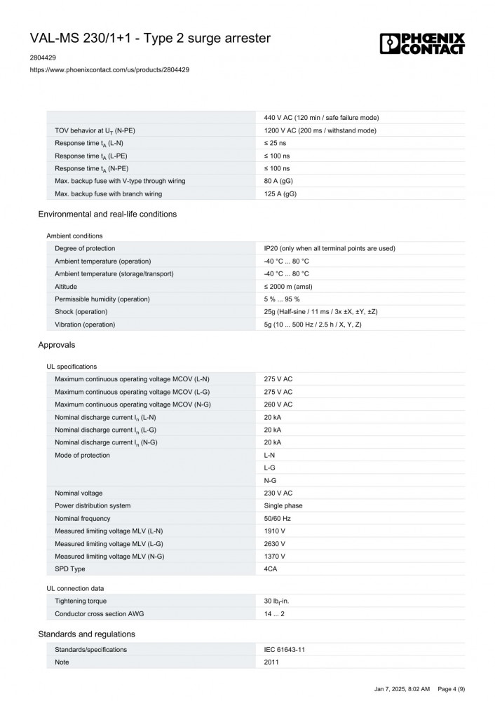 Phoenix Contact 2804429 product datasheet page 4