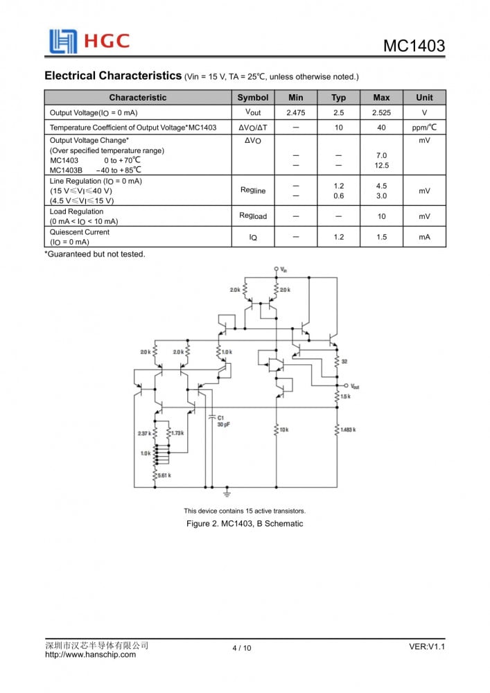 MC1403BDRG datasheet page 4