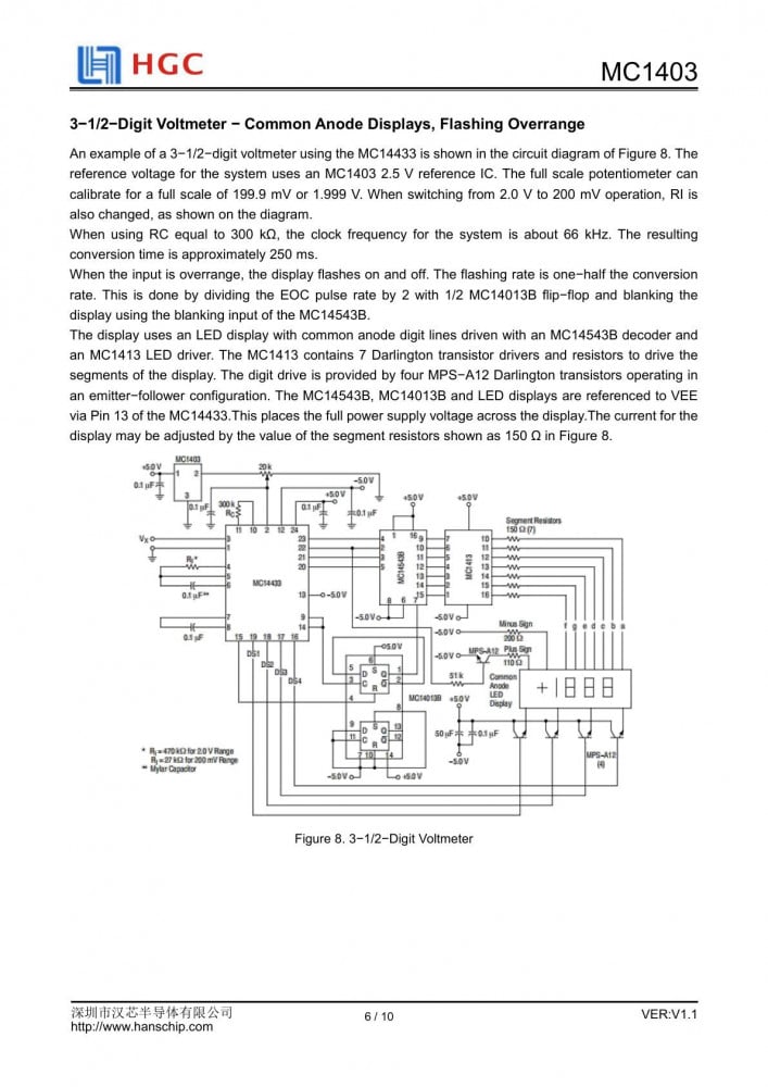 MC1403BDRG datasheet page 6