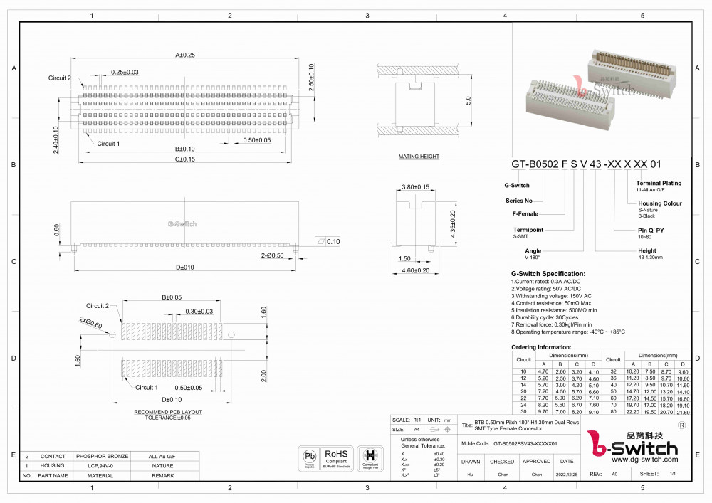 GT-B0502FSV43-80S1101 technical document page