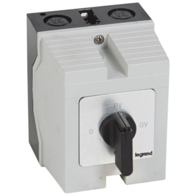 Cam switch - 3-phase motor starter switch 1 way, 2 speed O-PV-GV PR 26 - 690V 32A AC3 11kW - IP65 box - 64x64mm knob for sale