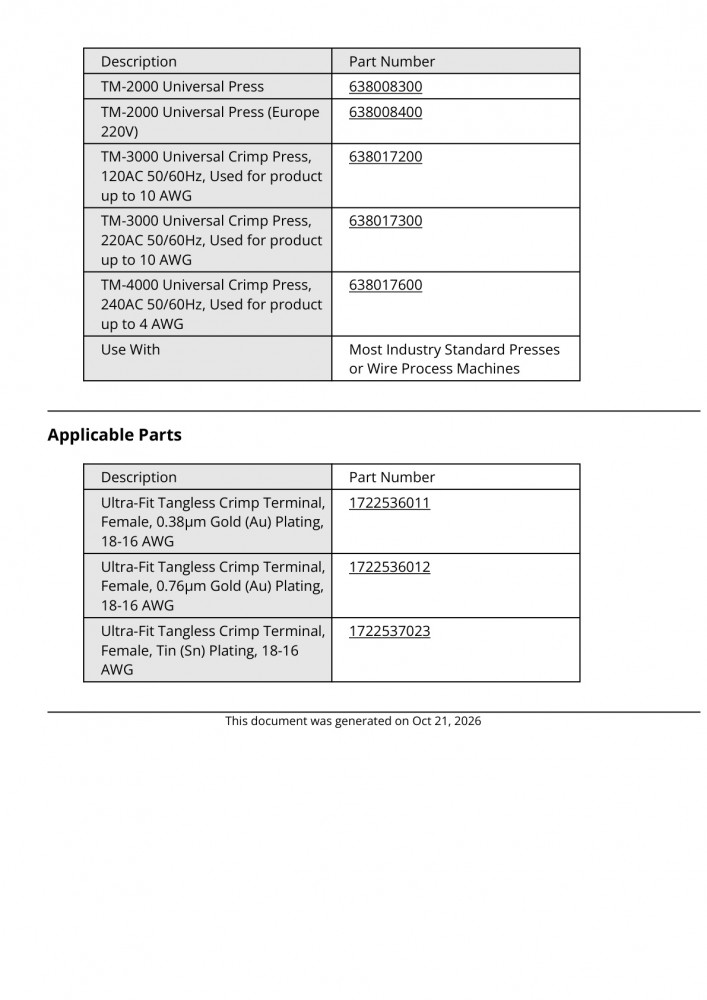 MOLEX 639043300 technical document page 3