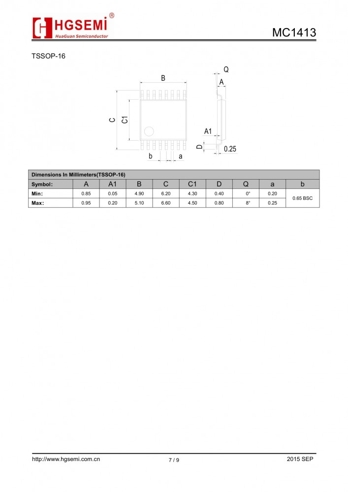 MC1413BN datasheet page 7