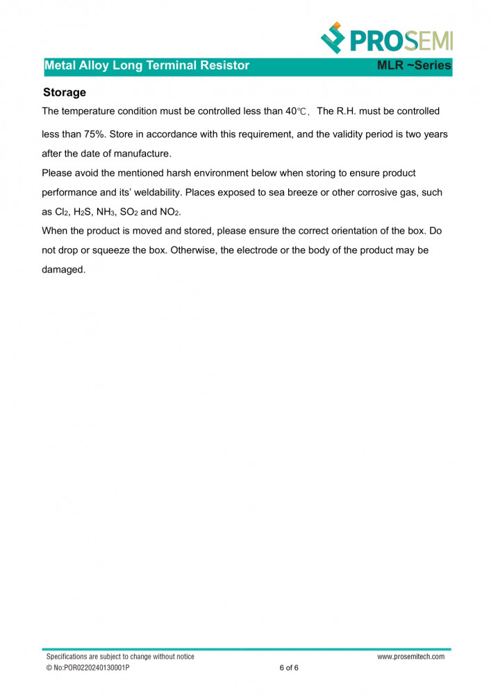 MLR06A1R020F2 technical document page 6