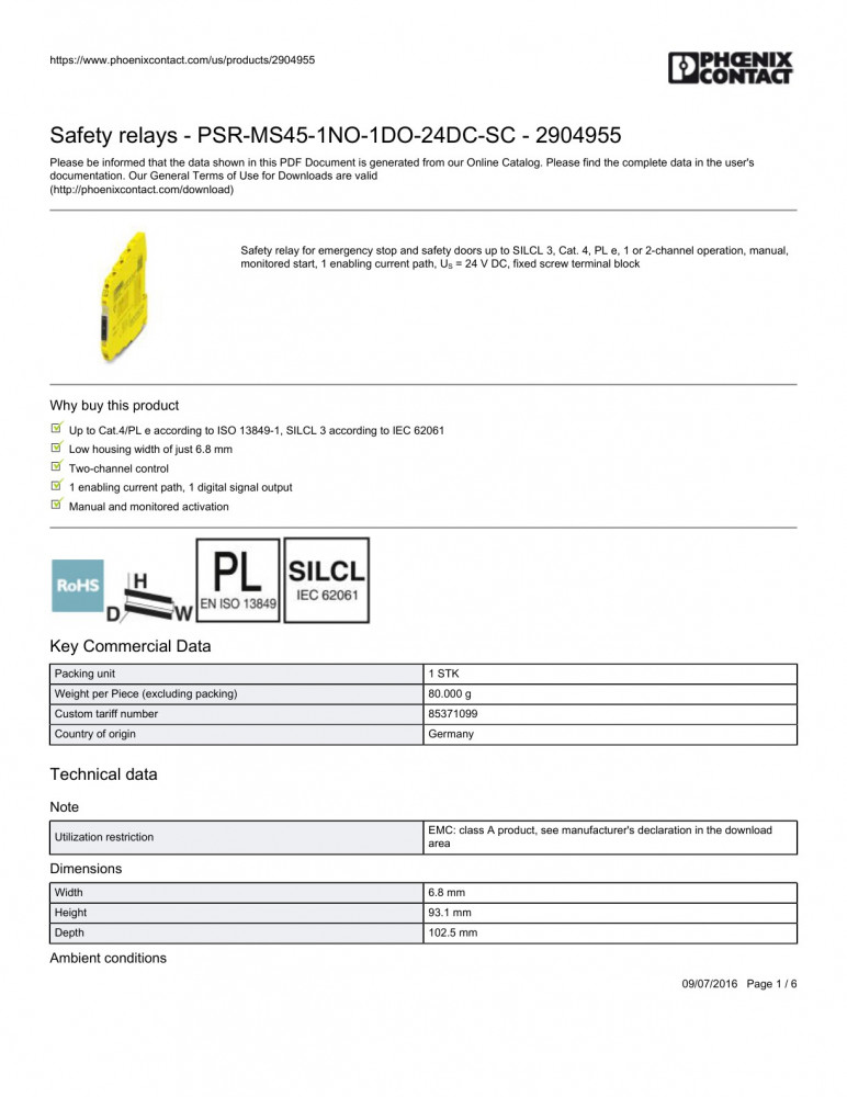 2904955 technical document page 1