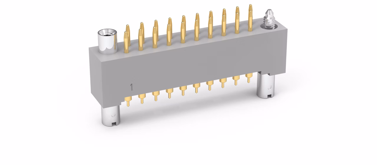 AirBorn W Series Rectangular Board Mount Plug with Pin Contacts, Vertical, Through Hole, Dual Row, 0.100