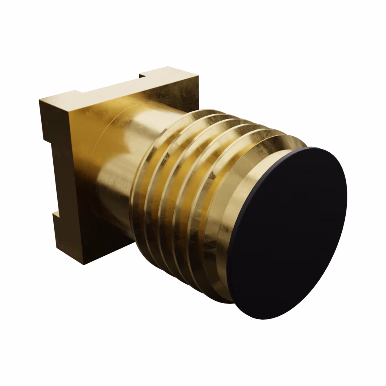 SMA Jack, Straight, PCB Receptacle, Surface Mount, Gold (Au) Body, with Pick-and-Place Polyimide Film, Tape and Reel (400 Pieces), 50 Ohms for sale