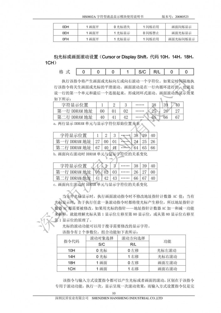HS0802 technical document page 10