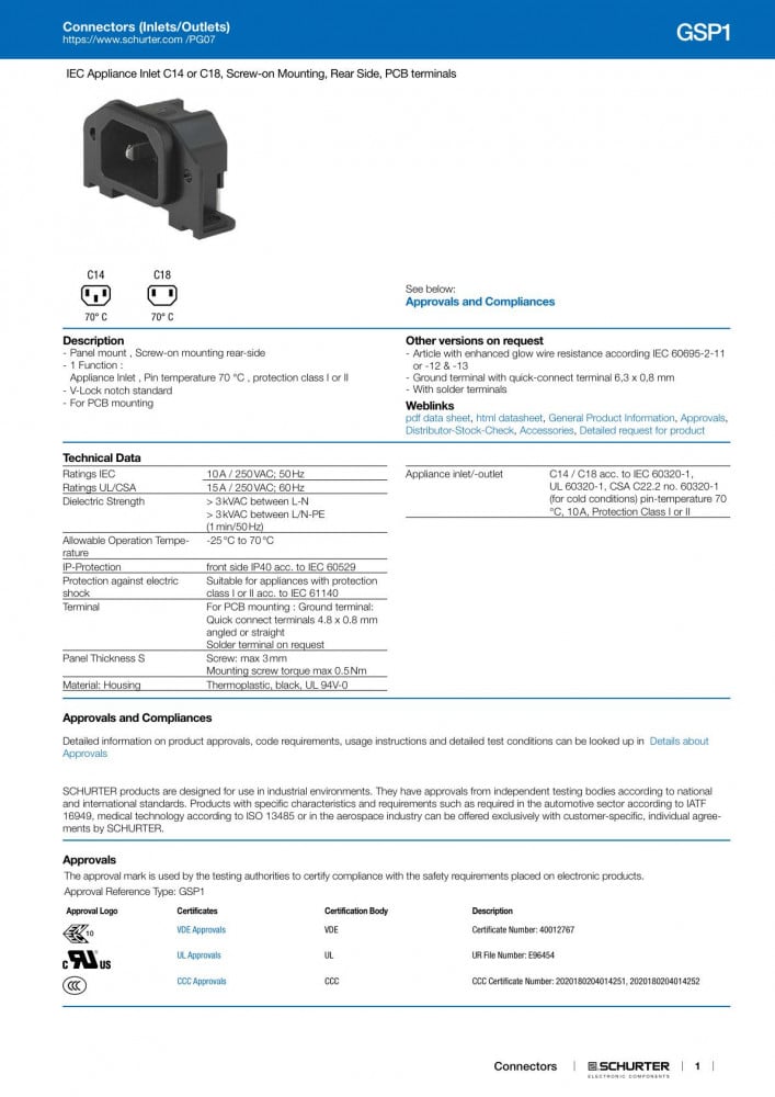 GSP1.7101.1 technical document page 1