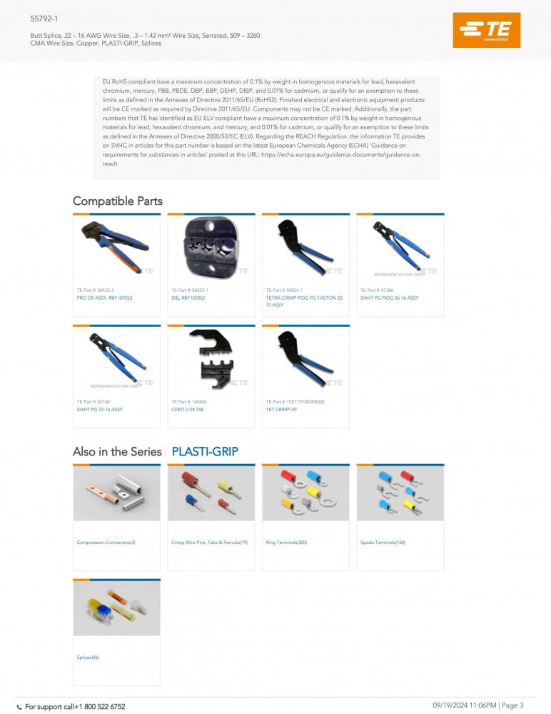 TE Connectivity 55792-1 document page 3