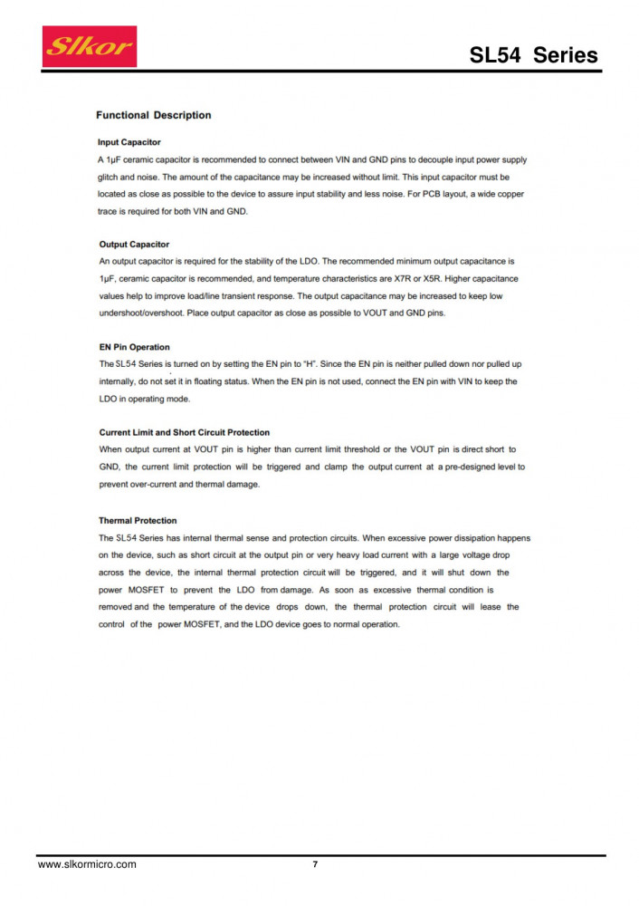 SL54M30SE datasheet page 7