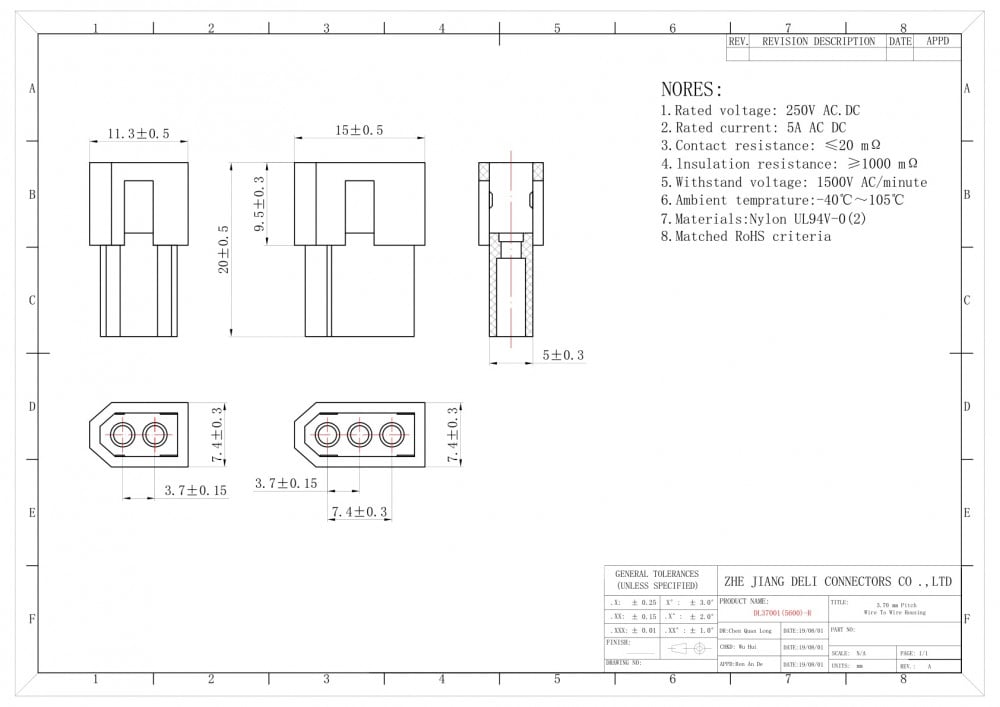 DLL connector drawing page 2