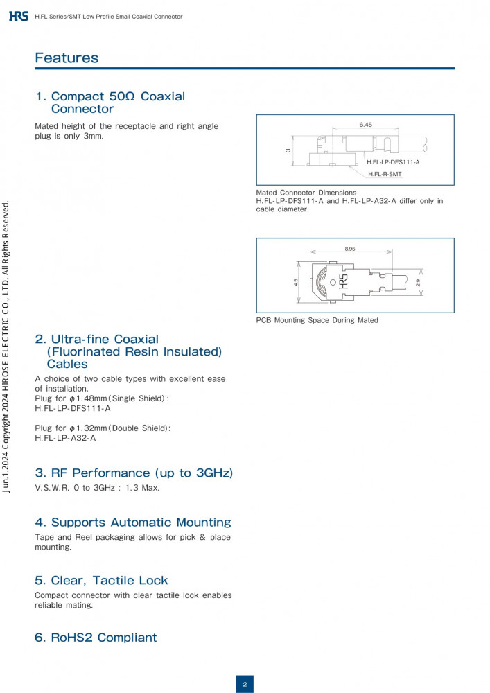 HRS H.FL Series document page 2
