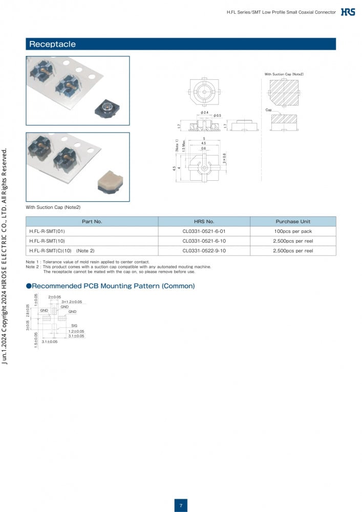 HRS H.FL Series document page 7