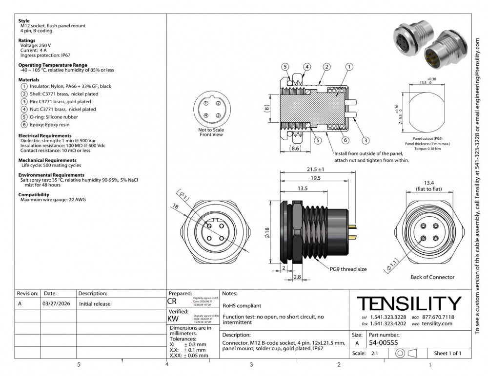 54-00555 product drawing page