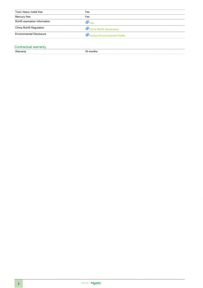 9001SKYP8 technical document page 2