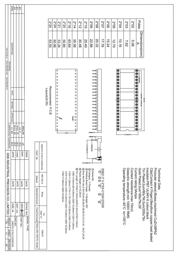 X5621FV-2x12-C1524D7430 technical drawing